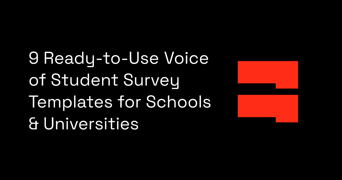 9 Ready-to-Use Voice of Student Survey Templates for Schools ...