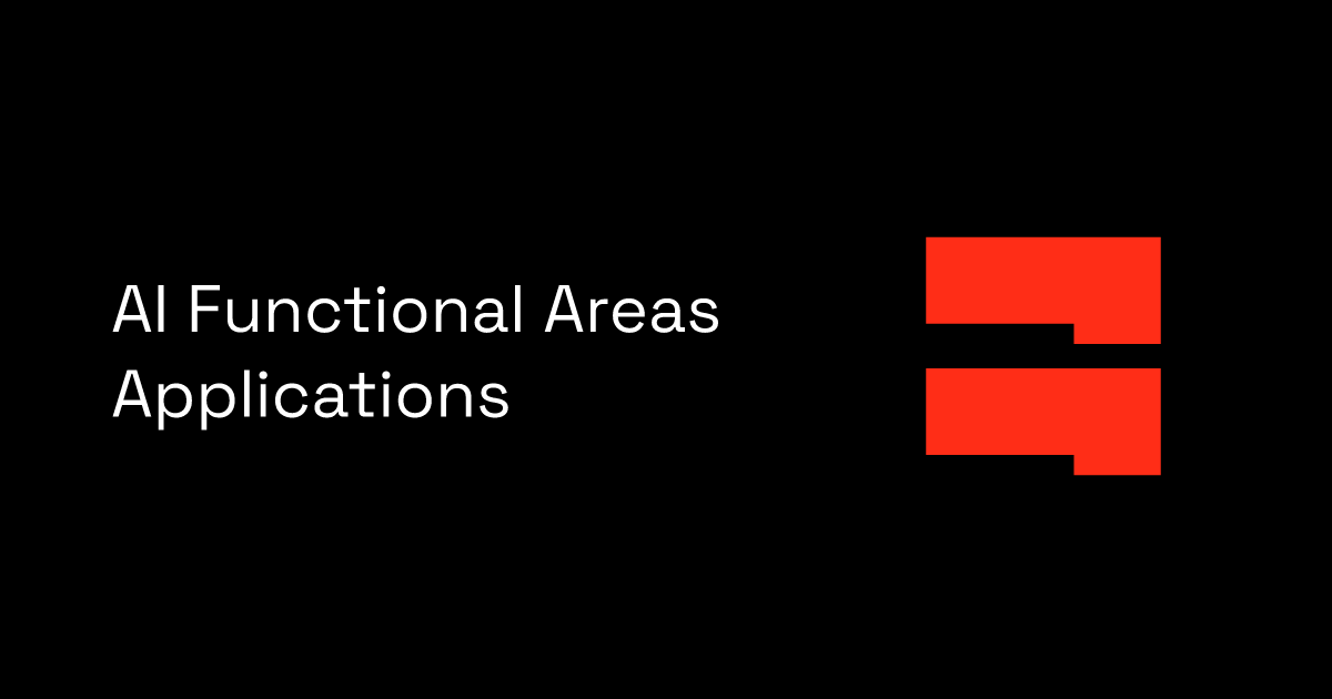 AI Functional Areas Applications