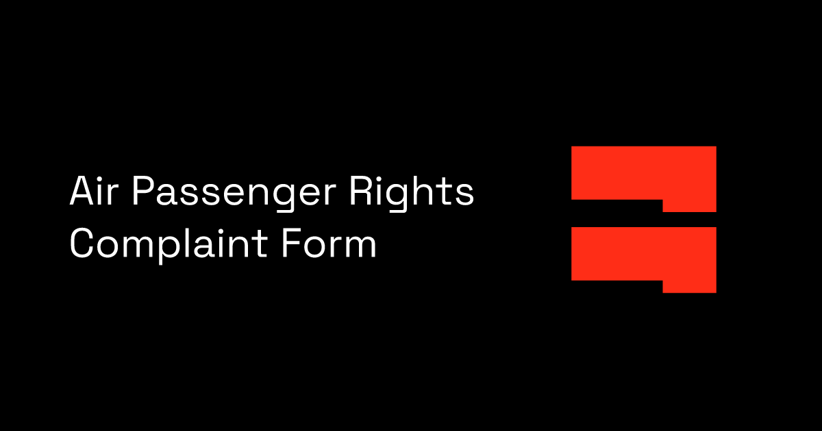 Air Passenger Rights Complaint Form