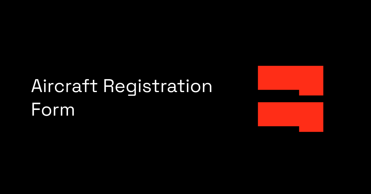 Aircraft Registration Form