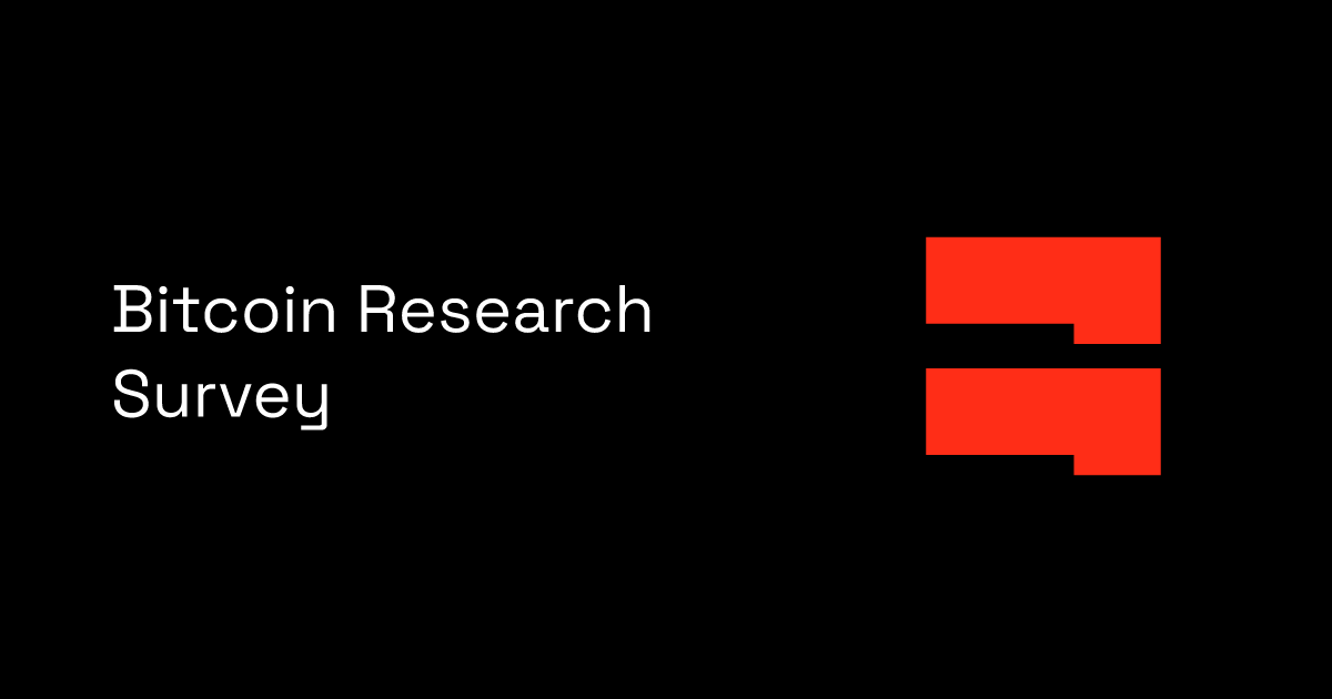 Bitcoin Research Survey