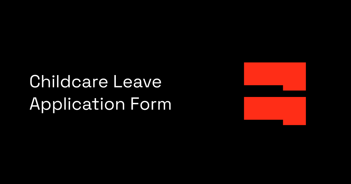 Childcare Leave Application Form