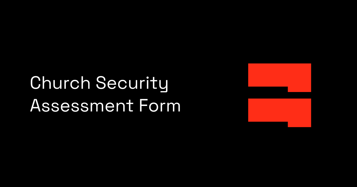 Church Security Assessment Form