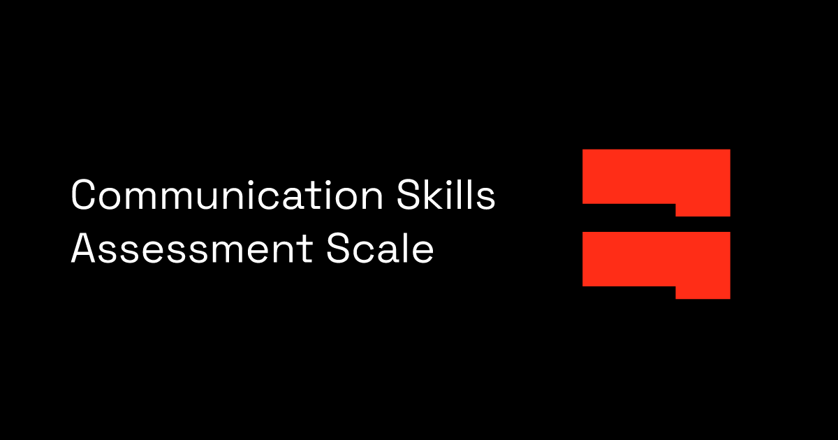 Communication Skills Assessment Scale