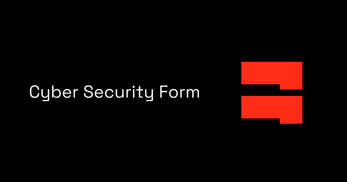 Cyber Security Form