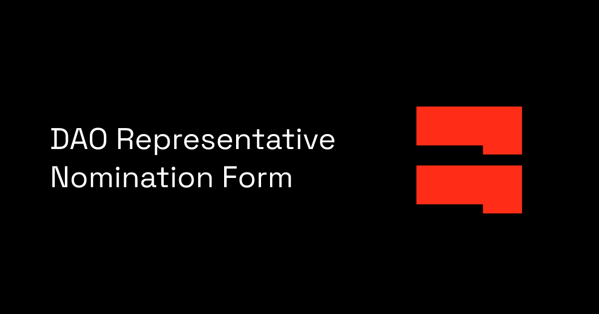 DAO Representative Nomination Form