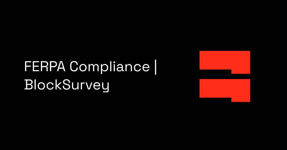 FERPA Compliance | BlockSurvey