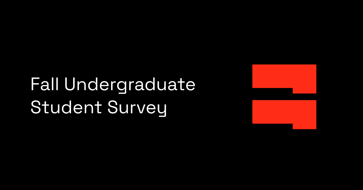 Fall Undergraduate Student Survey