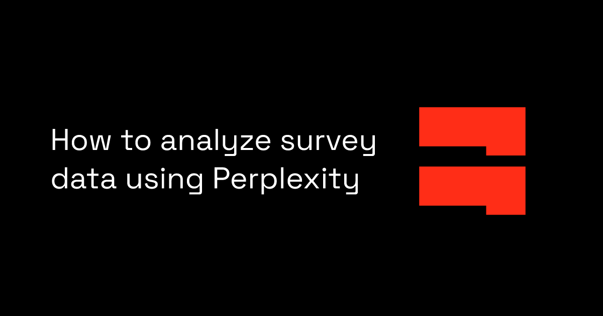 How To Analyze Survey Data Using Perplexity Blocksurvey