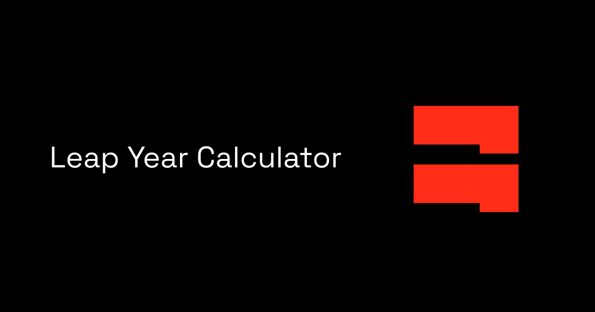 Leap Year Calculator