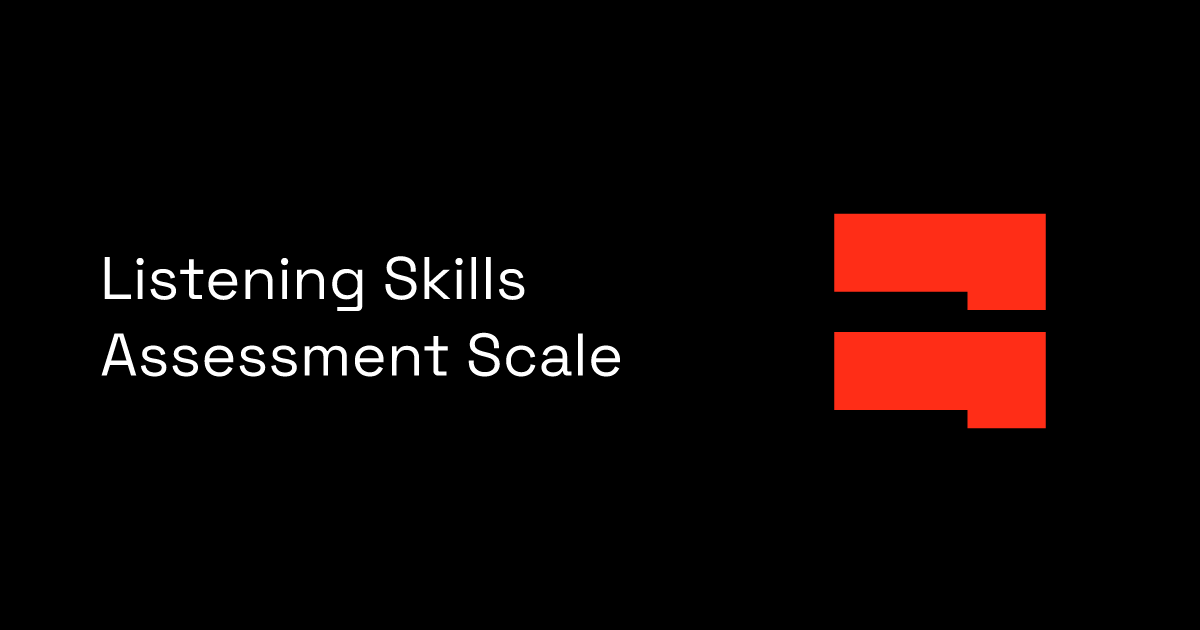 Listening Skills Assessment Scale