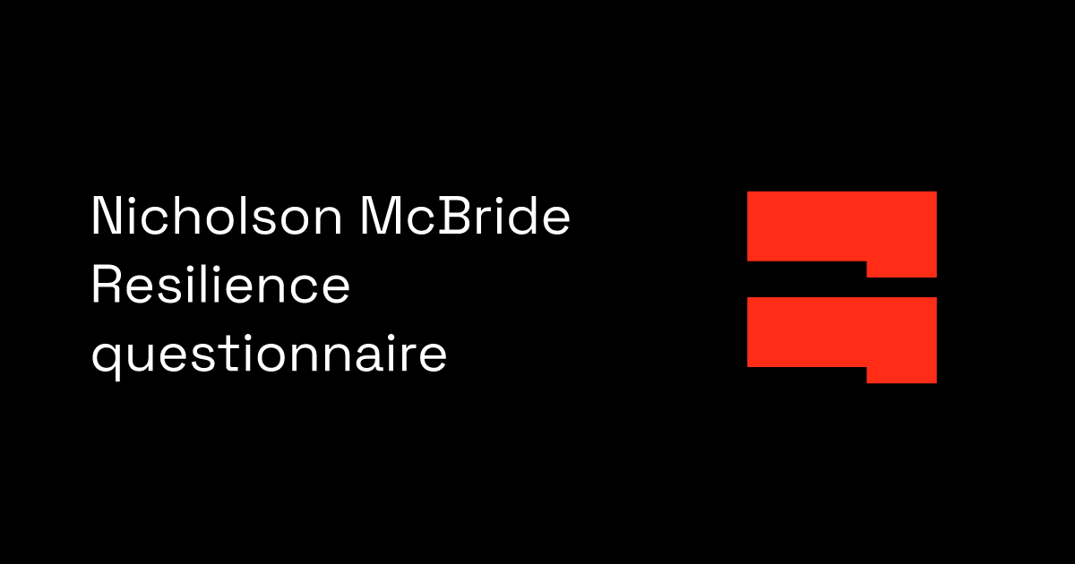 Nicholson McBride Resilience questionnaire