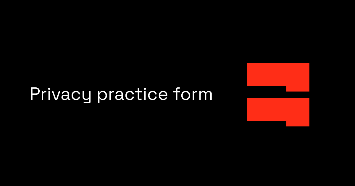 Privacy practice form