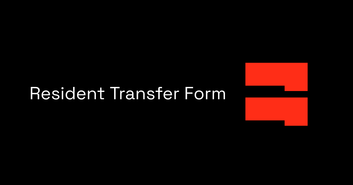 Resident Transfer Form