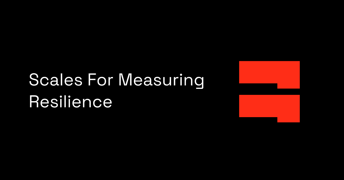 Scales For Measuring Resilience | BlockSurvey
