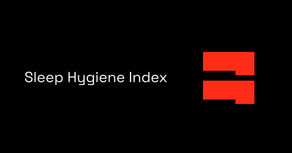 Sleep Hygiene Index