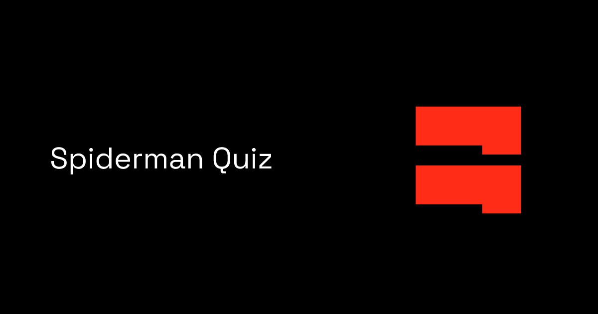 Spiderman Quiz
