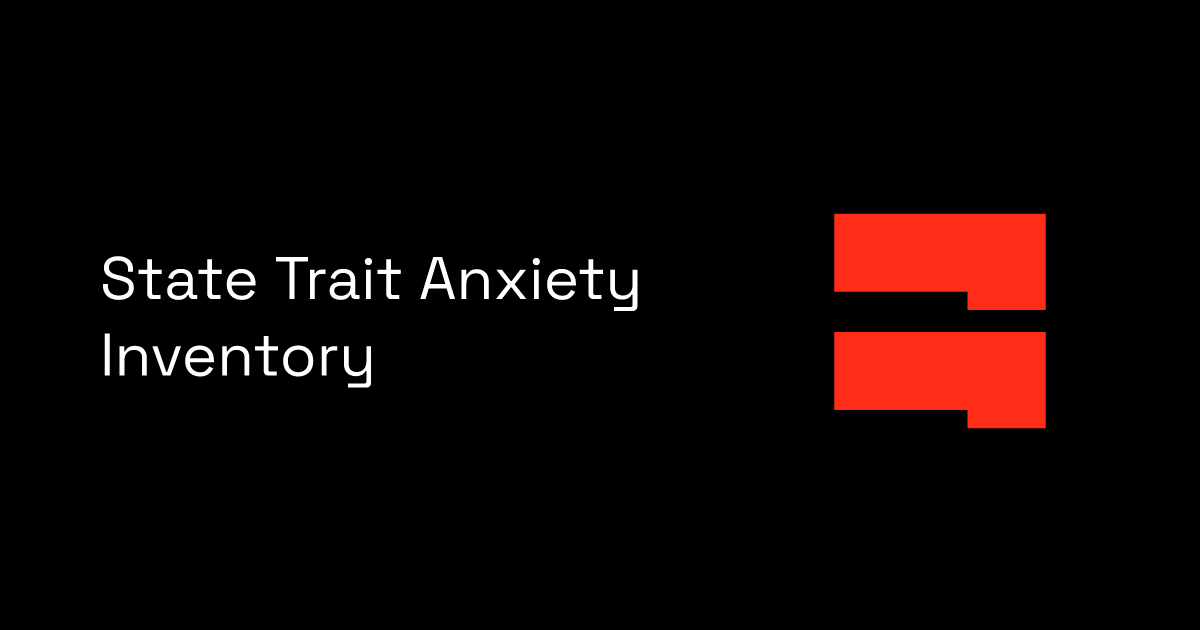 State Trait Anxiety Inventory