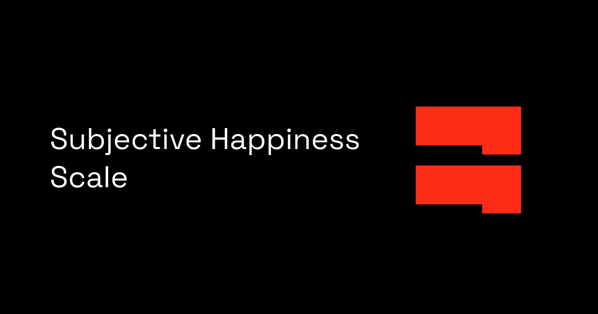 Subjective Happiness Scale