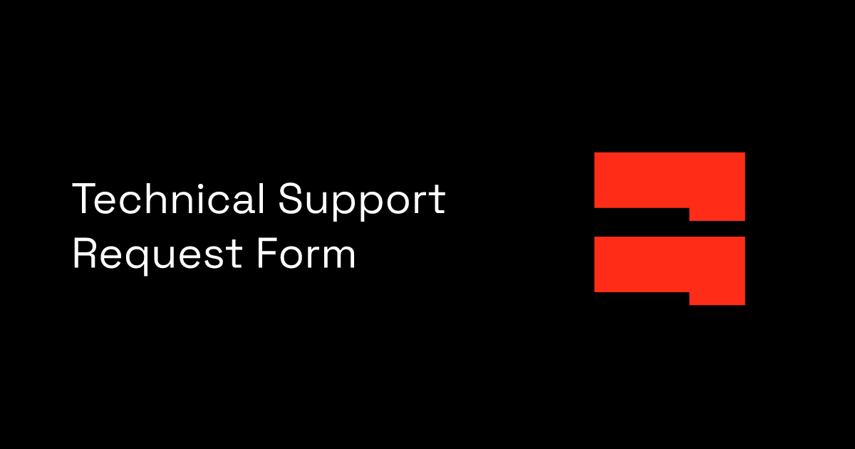 Technical Support Request Form