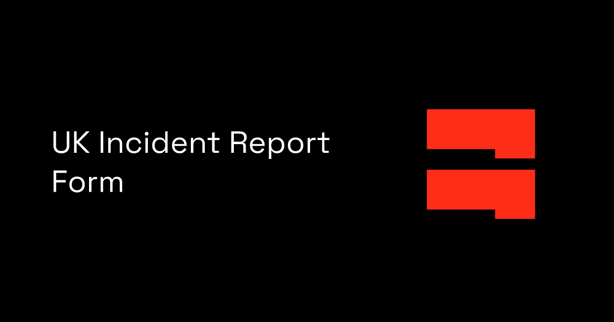 UK Incident Report Form