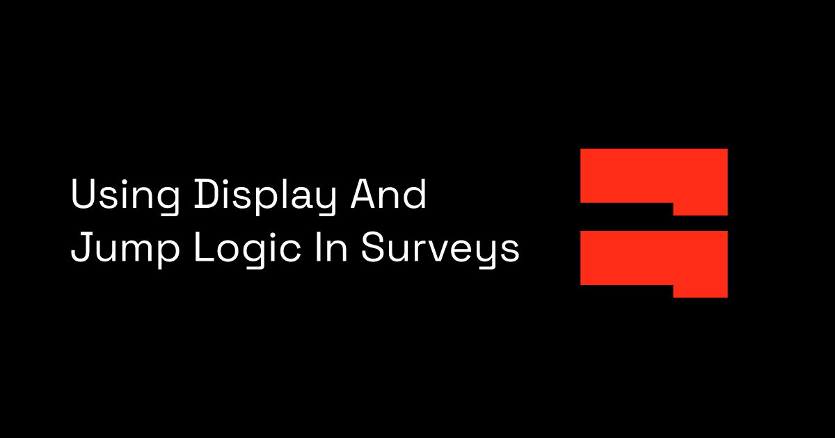 Using Display And Jump Logic In Surveys | BlockSurvey